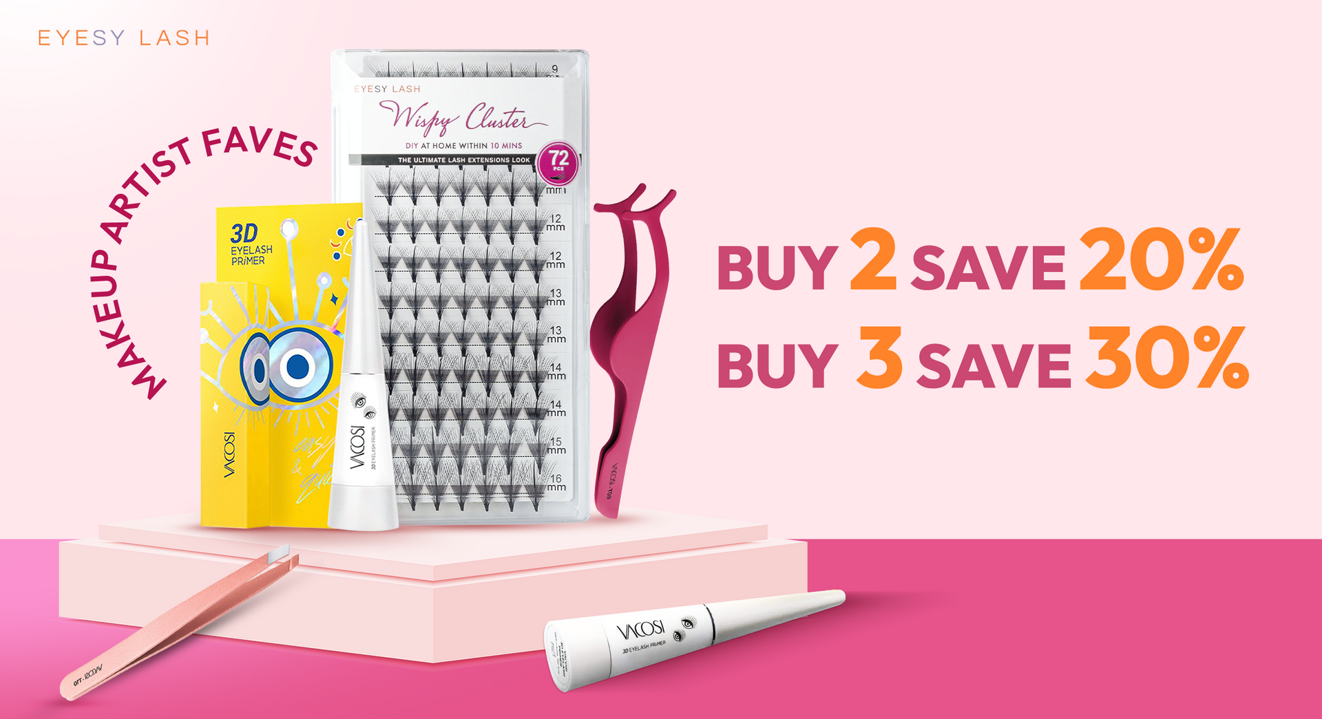 Eyesy Lash - Professional Eyelash Extensions Promade Fans